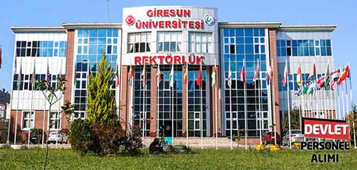 Giresun Üniversitesi 21 Personel Alımı Gerçekleştirecek KPSS puanıyla Giresun Üniversitesi 21 Personel Alımı Gerçekleştirecek KPSS puanıyla